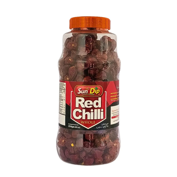 Upplev - SunDip Red Chilli Whole - En intensiv hetta och djup smak ...